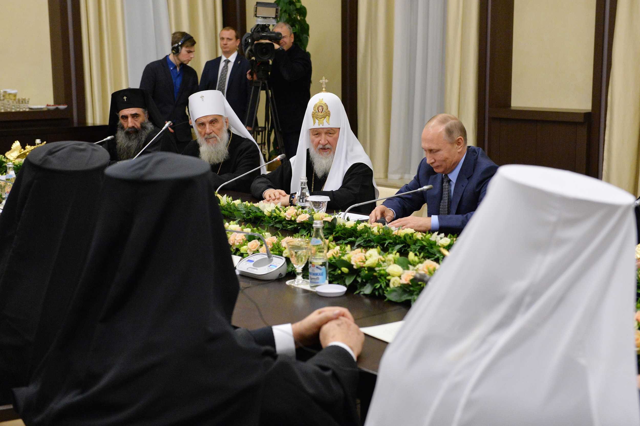 Russian President Vladimir Putin meets with Primates of Local Orthodox ...