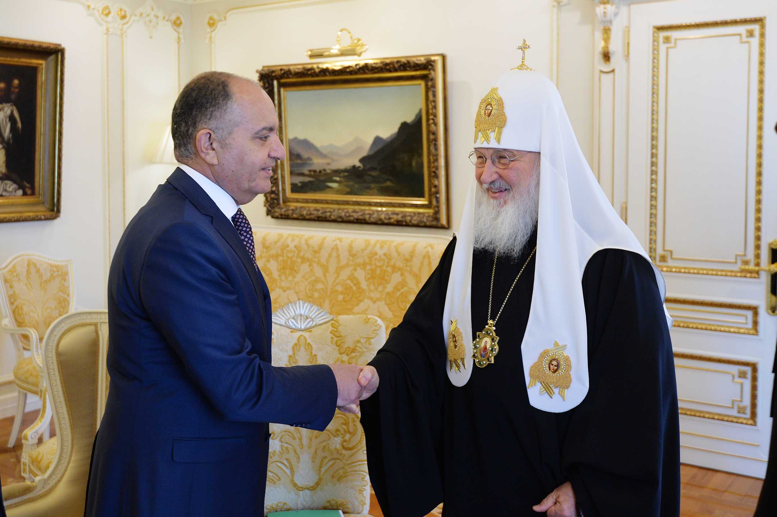 Patriarch Kirill meets with Jordan’s ambassador to Russia