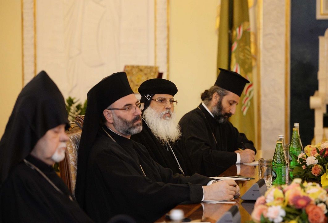 His Holiness Patriarch Kirill meets with members of the Council of ...