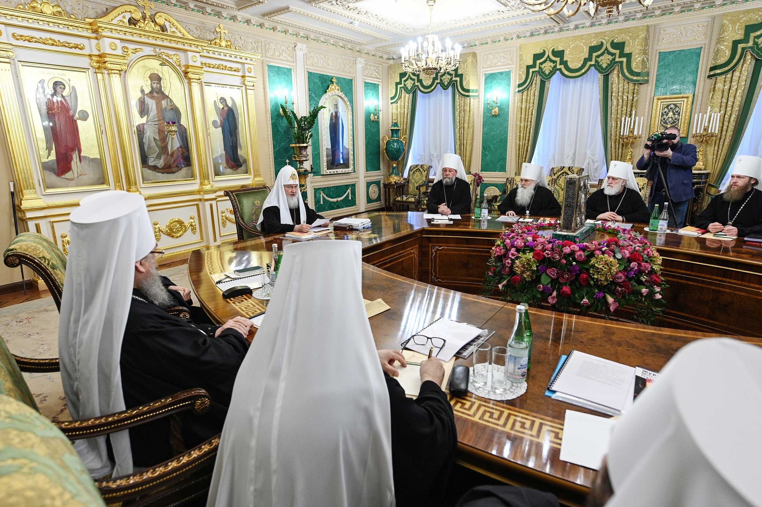 His Holiness Patriarch Kirill chairs session of the Holy Synod of the ...